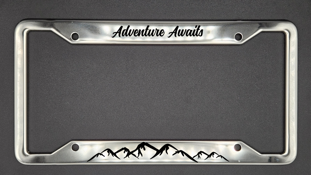 Metal License Plate Frames – Bigfoot Bigheart Studio