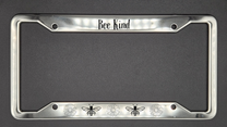 Bee Kind - Metal License Plate Frame – Bigfoot Bigheart Studio